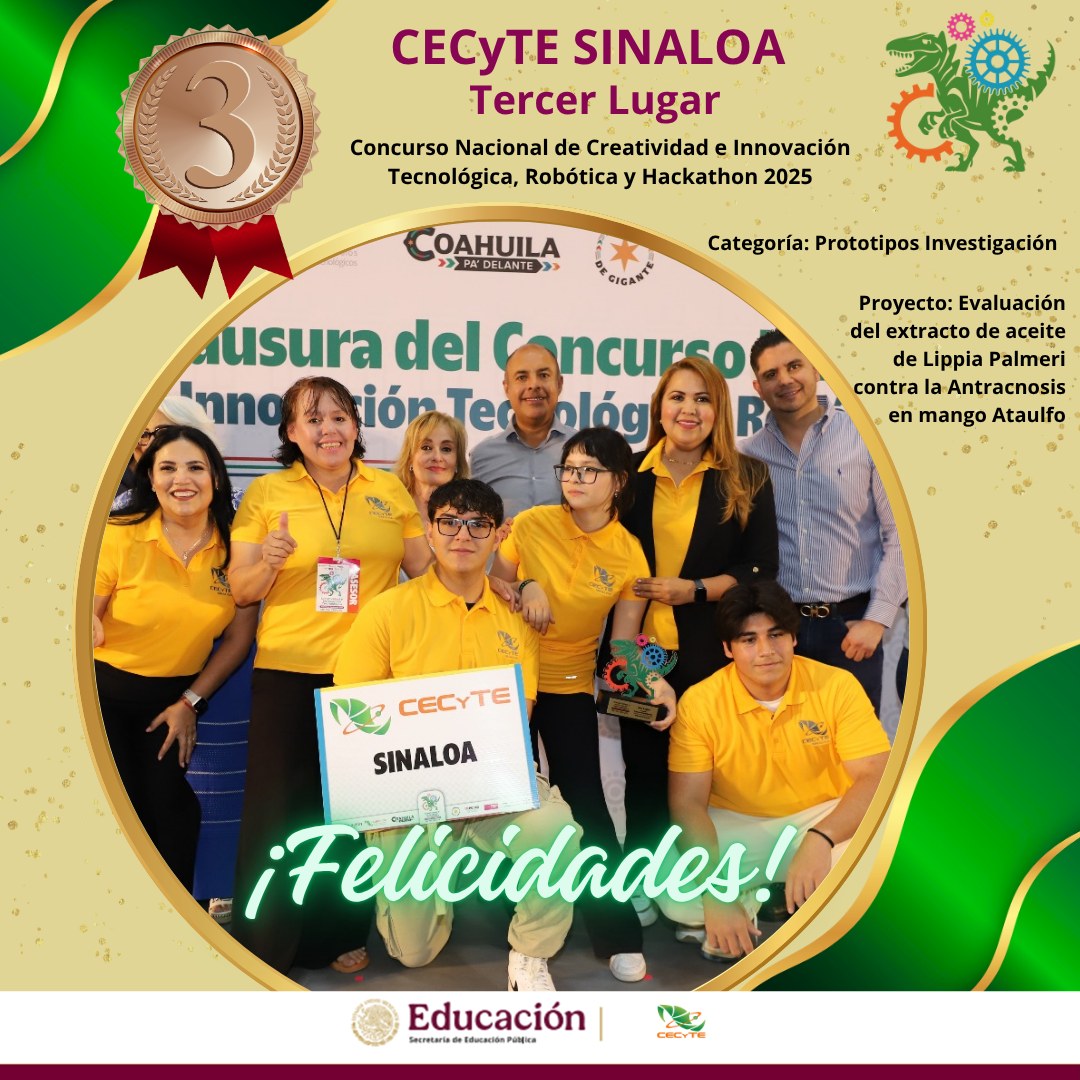 🥉¡ENORME ORGULLO PARA CECyTE SINALOA! 🏆